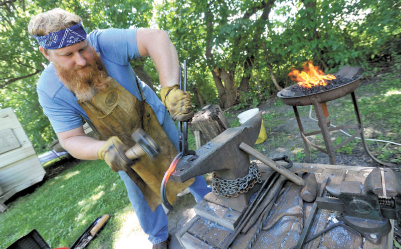 Artist at the forge | News, Sports, Jobs - The Freeman Journal